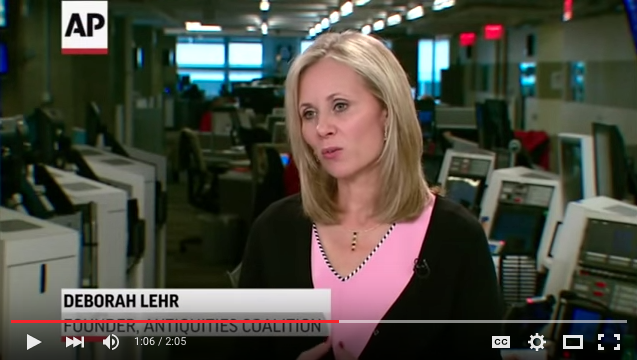 Deborah Lehr on AP video - Antiquities Coalition